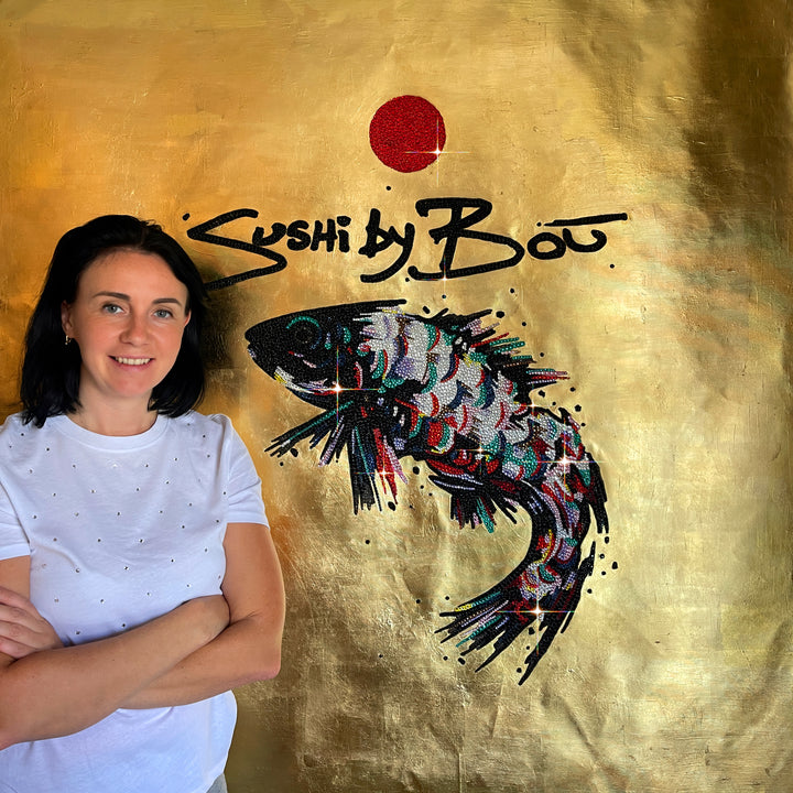 Custom Gold Leaf Murals | Hand-Applied Luxury Wall Art by mural artist ...