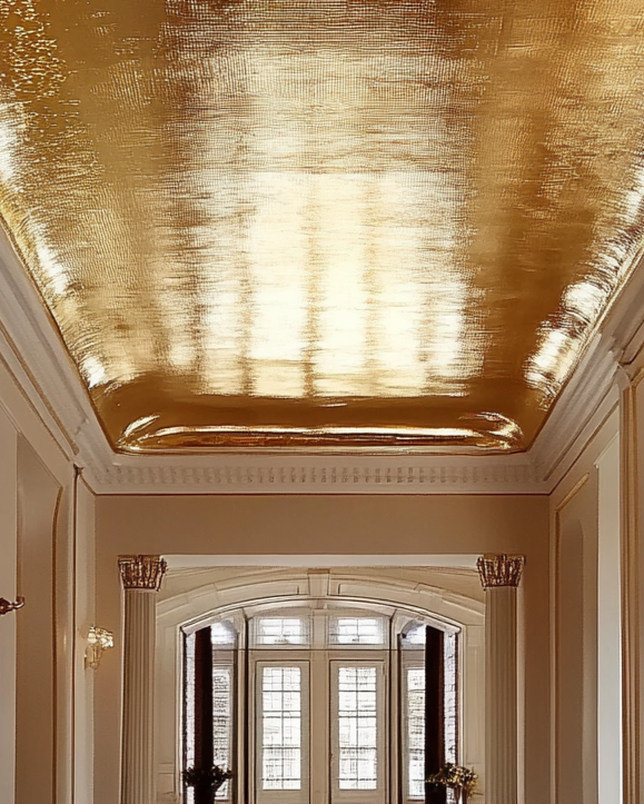 Custom Gold Leaf Murals | Hand-Applied Luxury Wall Art by mural artist ...