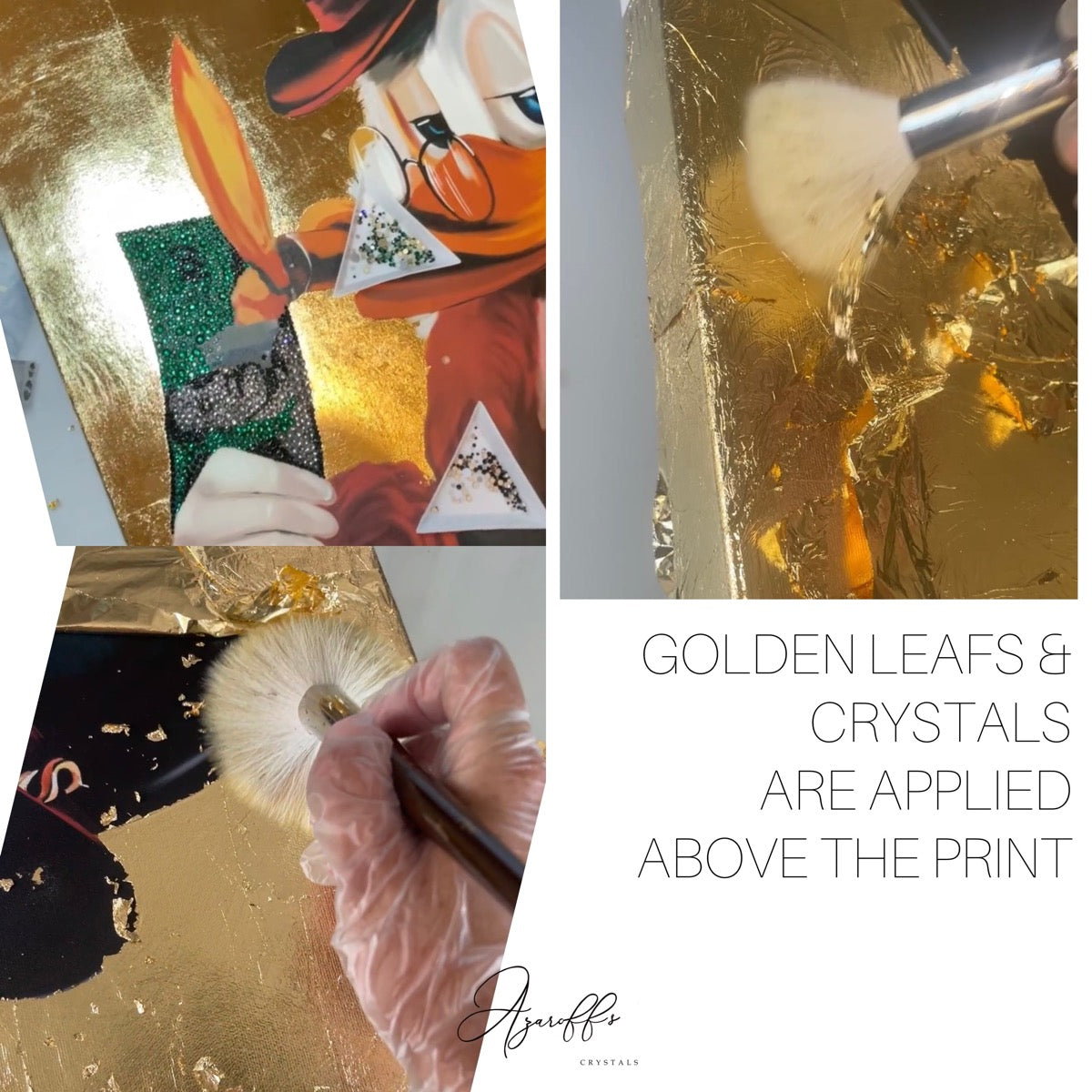 Golden Scrooge with Drink – Azaroffs