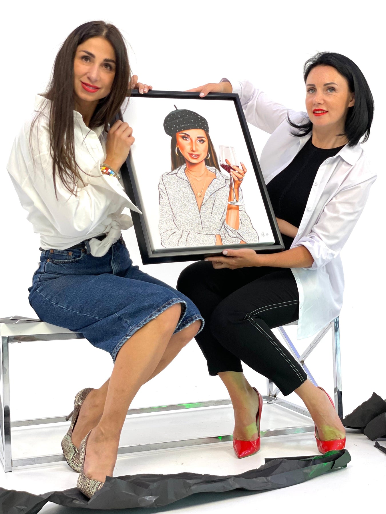 Customize Crystal Shiny Portrait By Your Photo With Original Swarovski ...